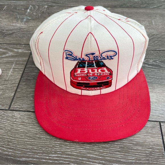 Vintage | Accessories | Vintage Snap Back Hat Budweiser Bill Elliott ...